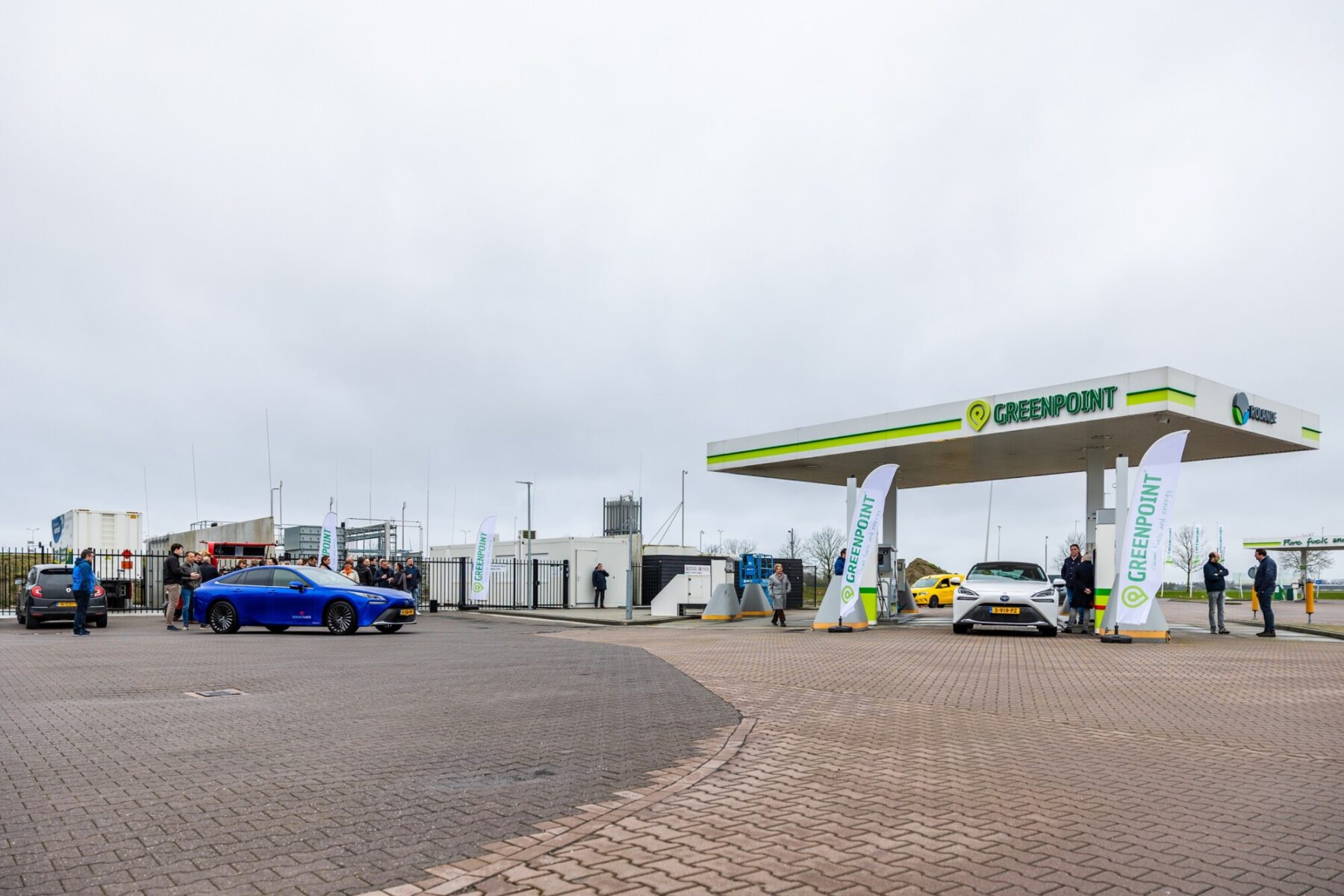 Feestelijke opening nieuw Greenpoint waterstof tankstation